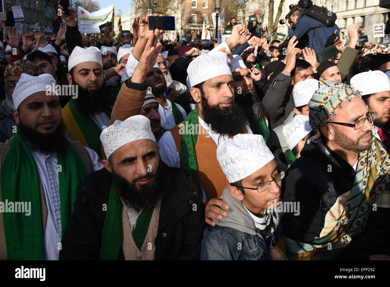 London,UK, 8th February 2015 : Thousands of British Muslims gathered ...