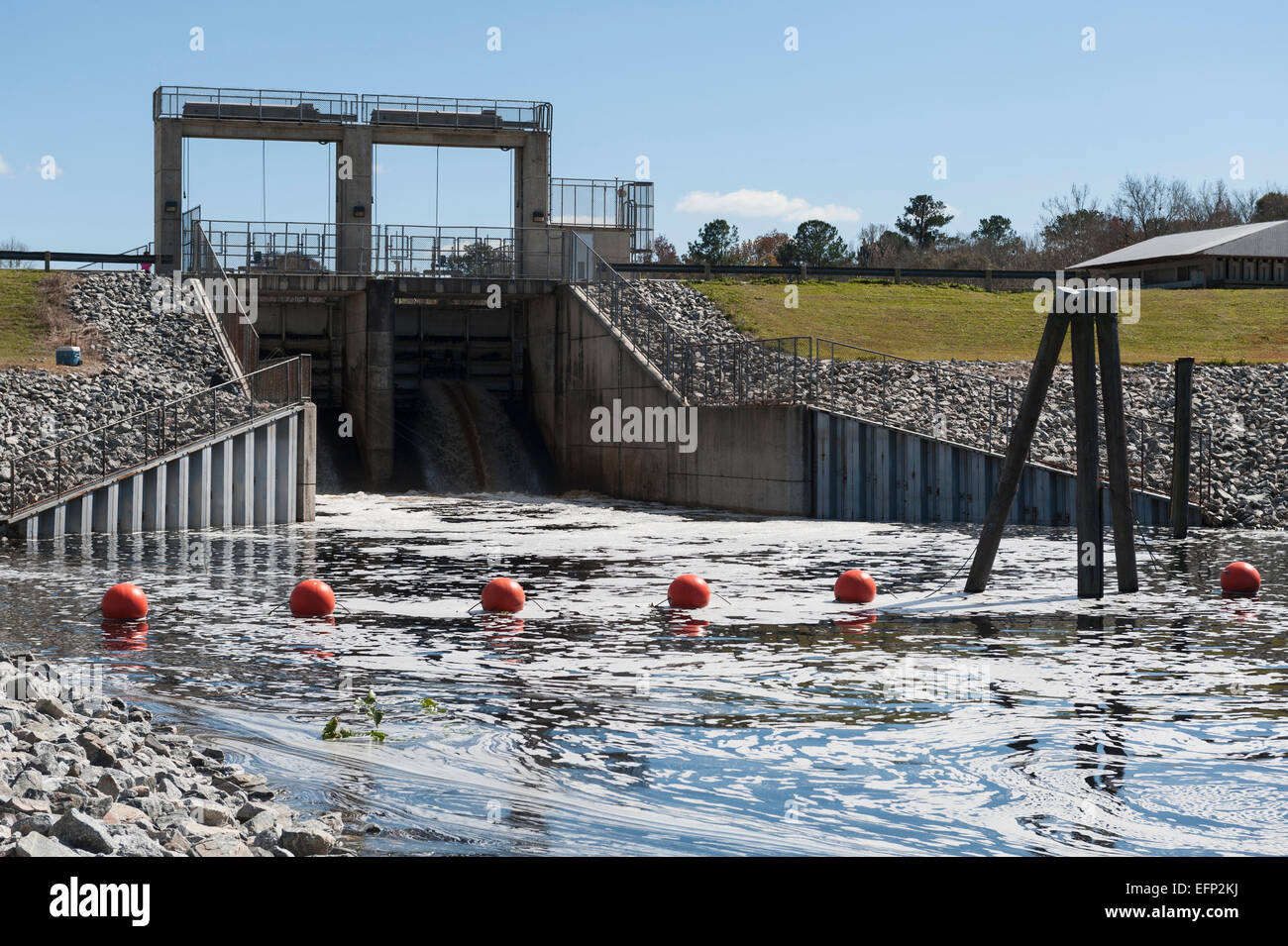 Moss Bluff Spillway Dam located in Marion County Florida and operated ...