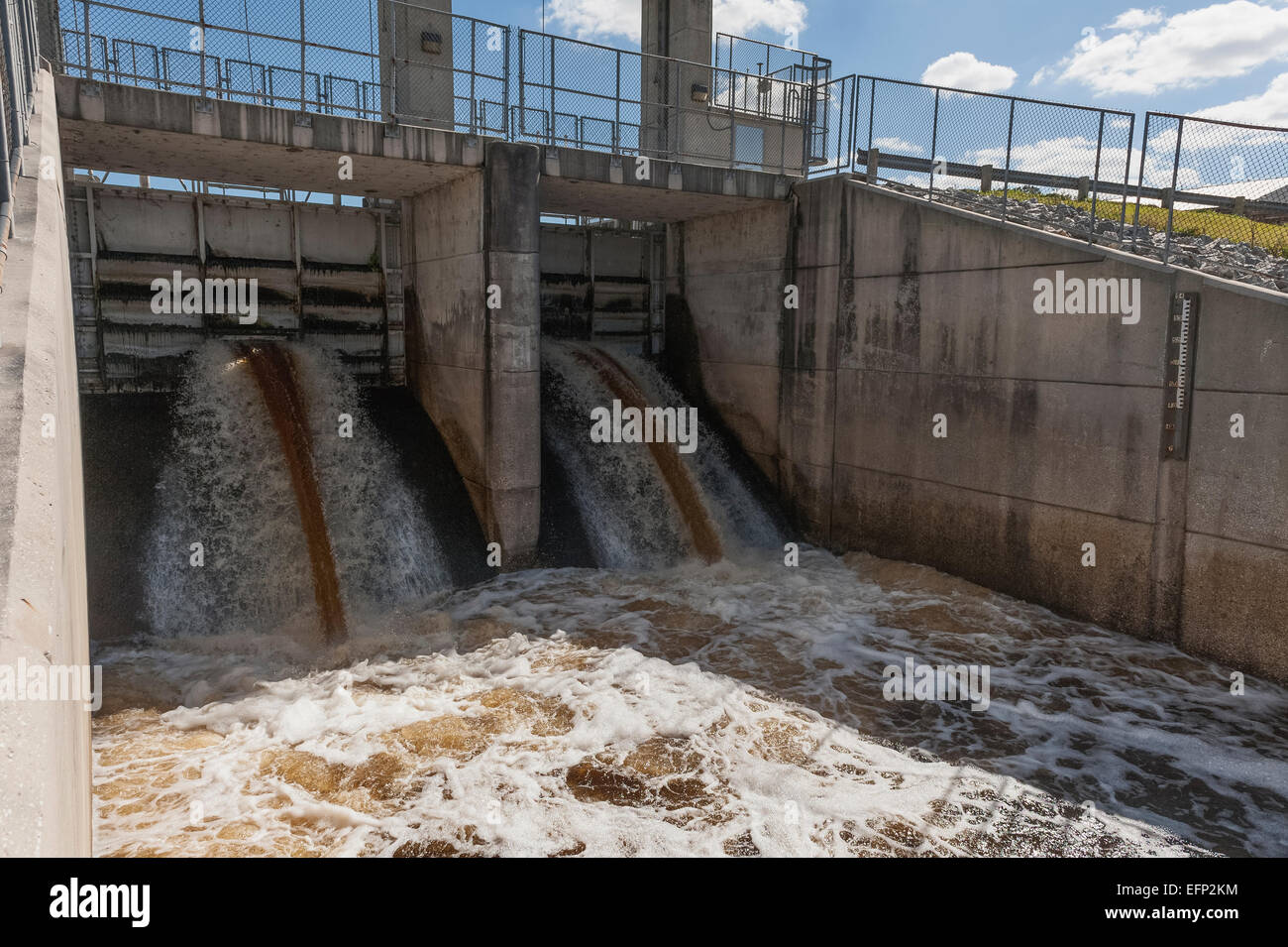 Moss Bluff Spillway Dam located in Marion County Florida and operated ...