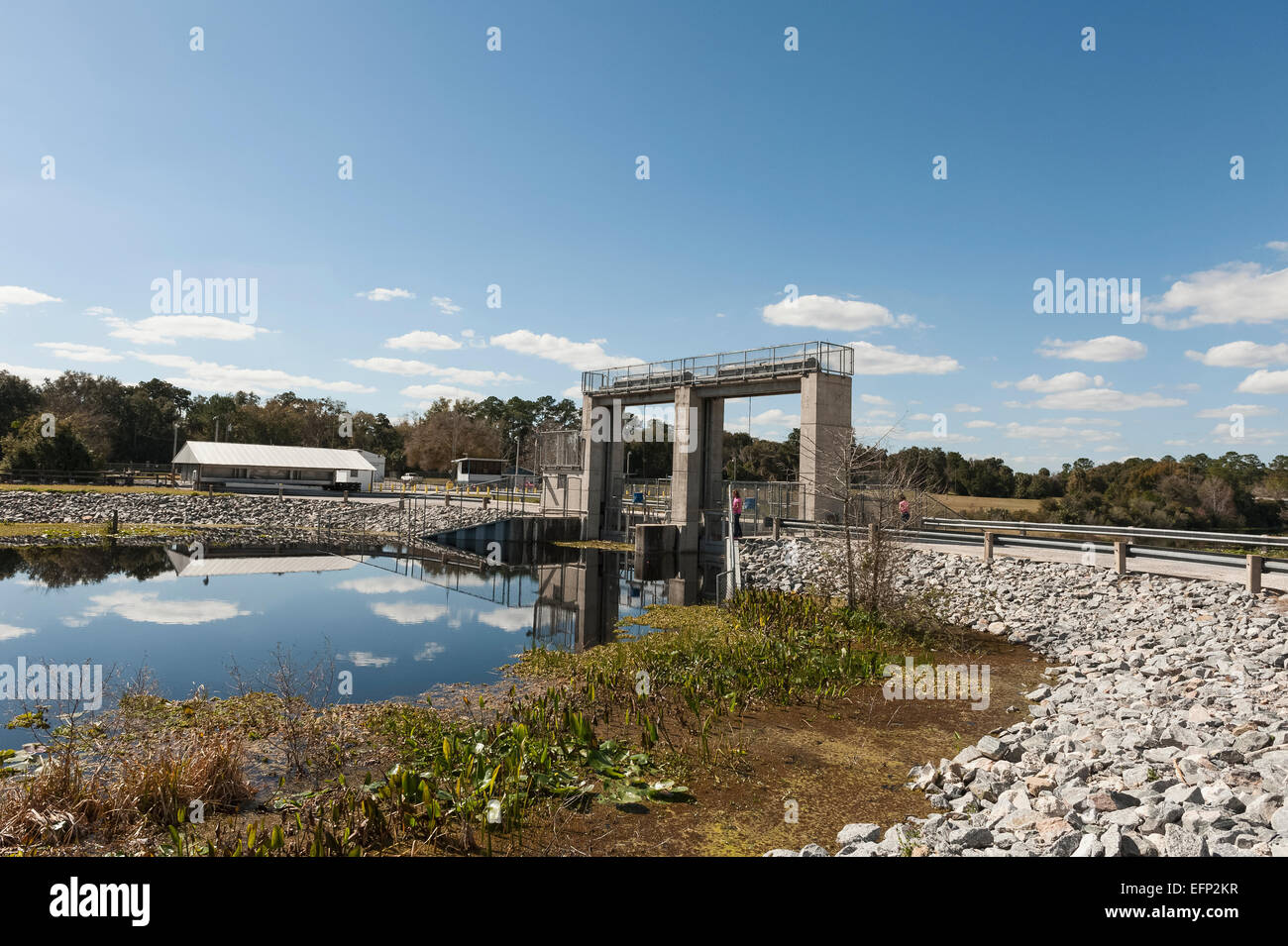 Moss Bluff Spillway Dam located in Marion County Florida and operated ...