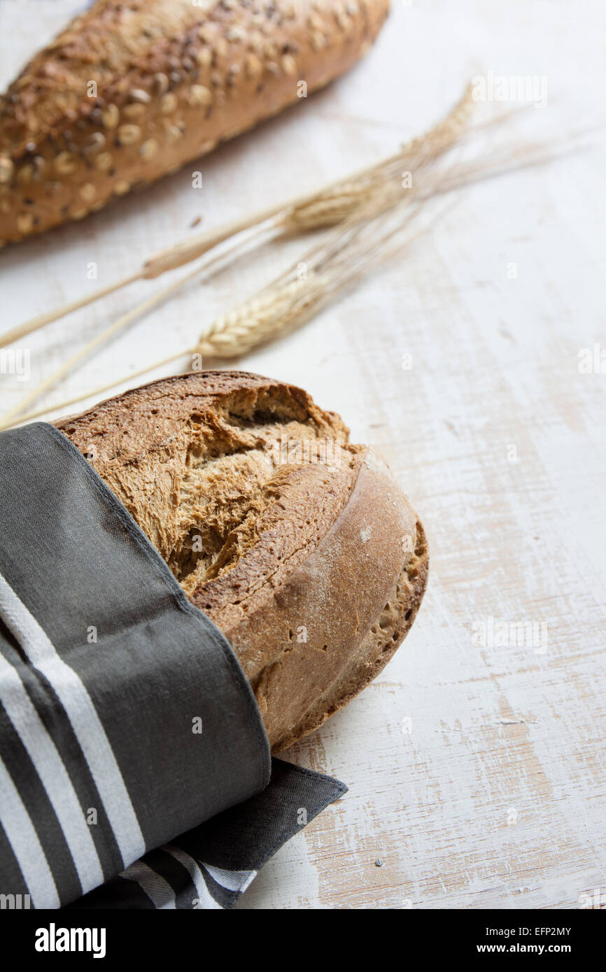 Rustic bread hi-res stock photography and images - Alamy