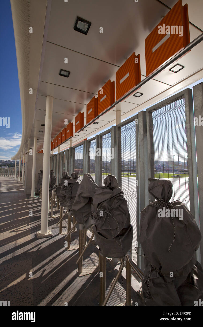 Security Turnstile at Stadium Entrance Moses Mabhida Stadium in Durban ...