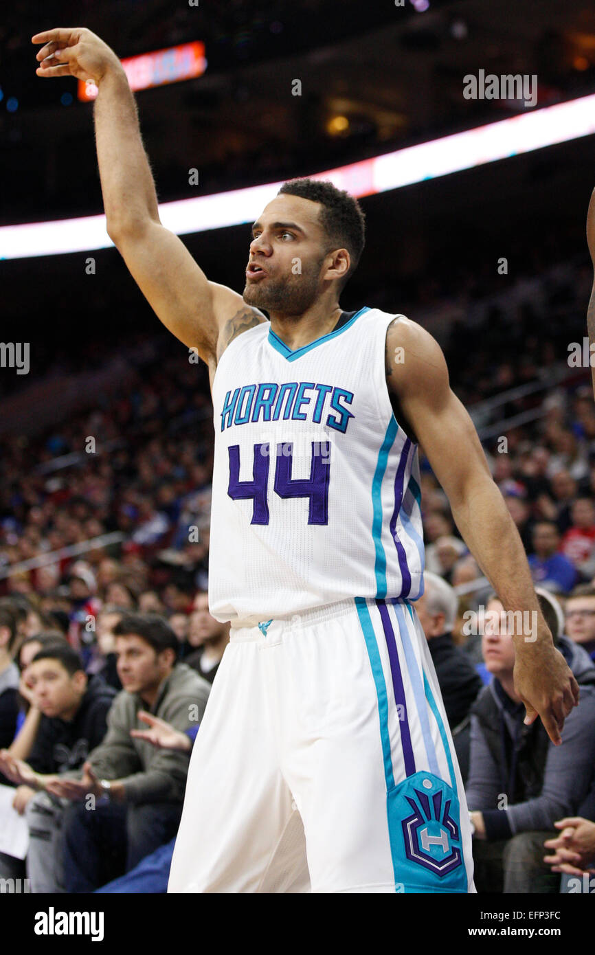 February 7, 2015: Charlotte Hornets forward Jeff Taylor (44) in action ...