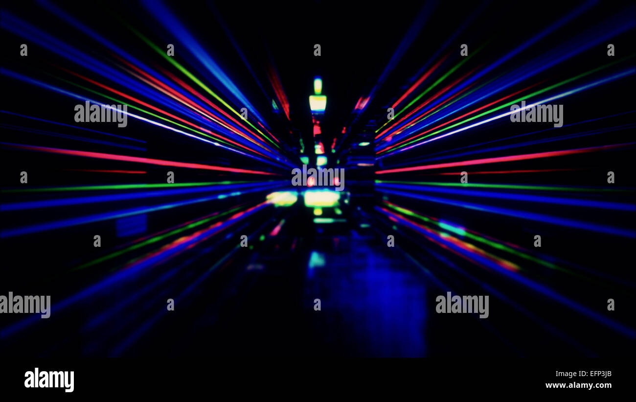 Futuristic Electronic Light Technology Stock Photo - Alamy