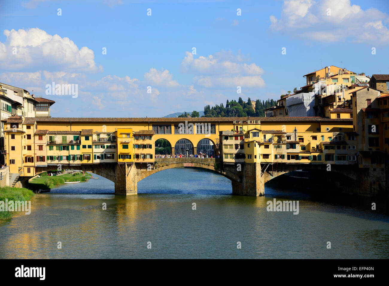 Ponte Vecchio Bridge Florence Italy IT Renaissance EU Europe Tuscany ...