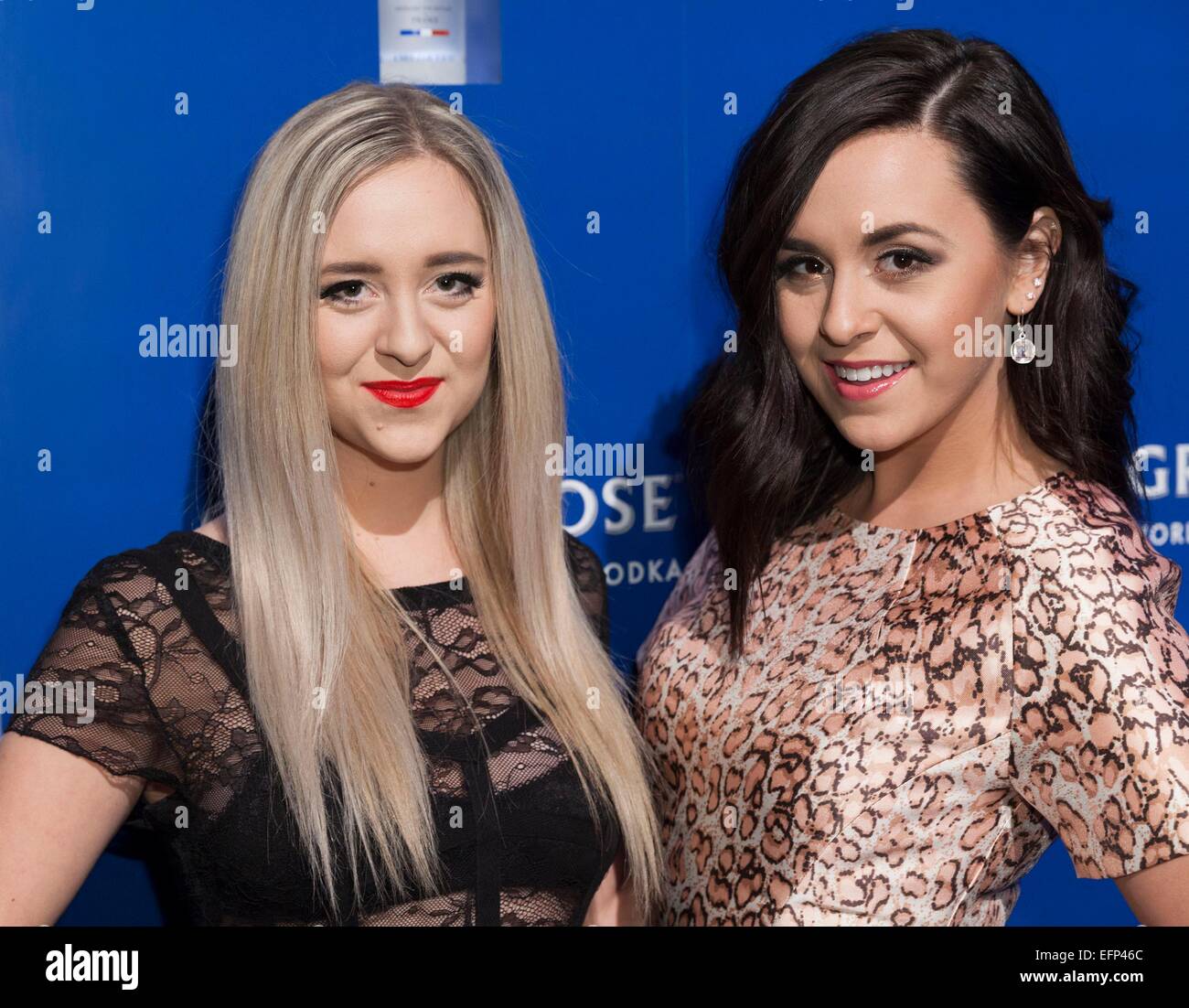 New York, NY, USA. 8th Feb, 2015. Megan Mace, Elizabeth Mace at ...