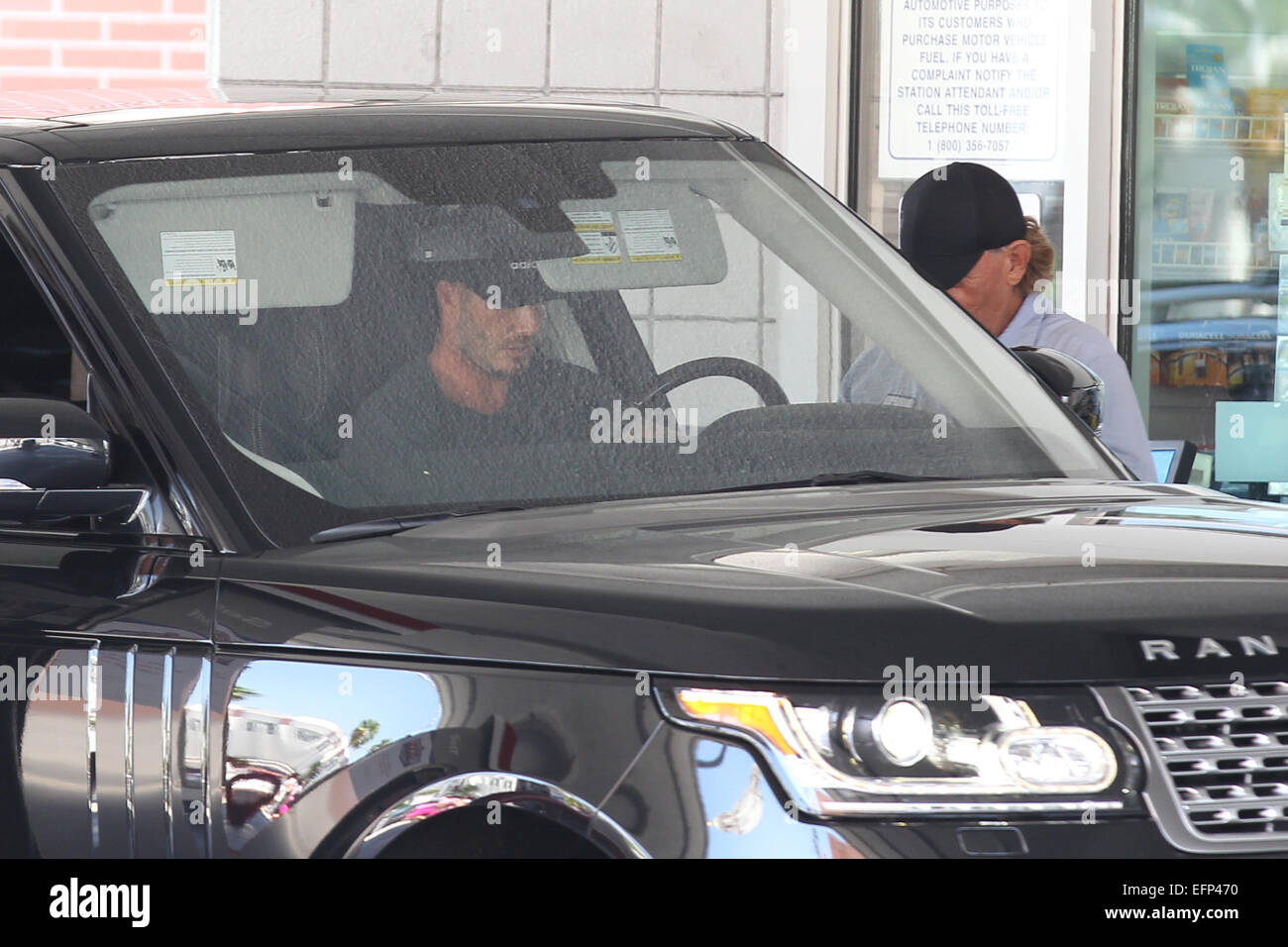 David Beckham Range Rover