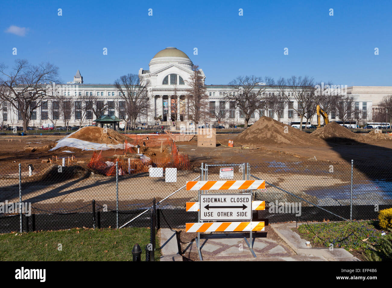 US National Mall turf restoration Phase 2 - Washington, DC USA Stock ...