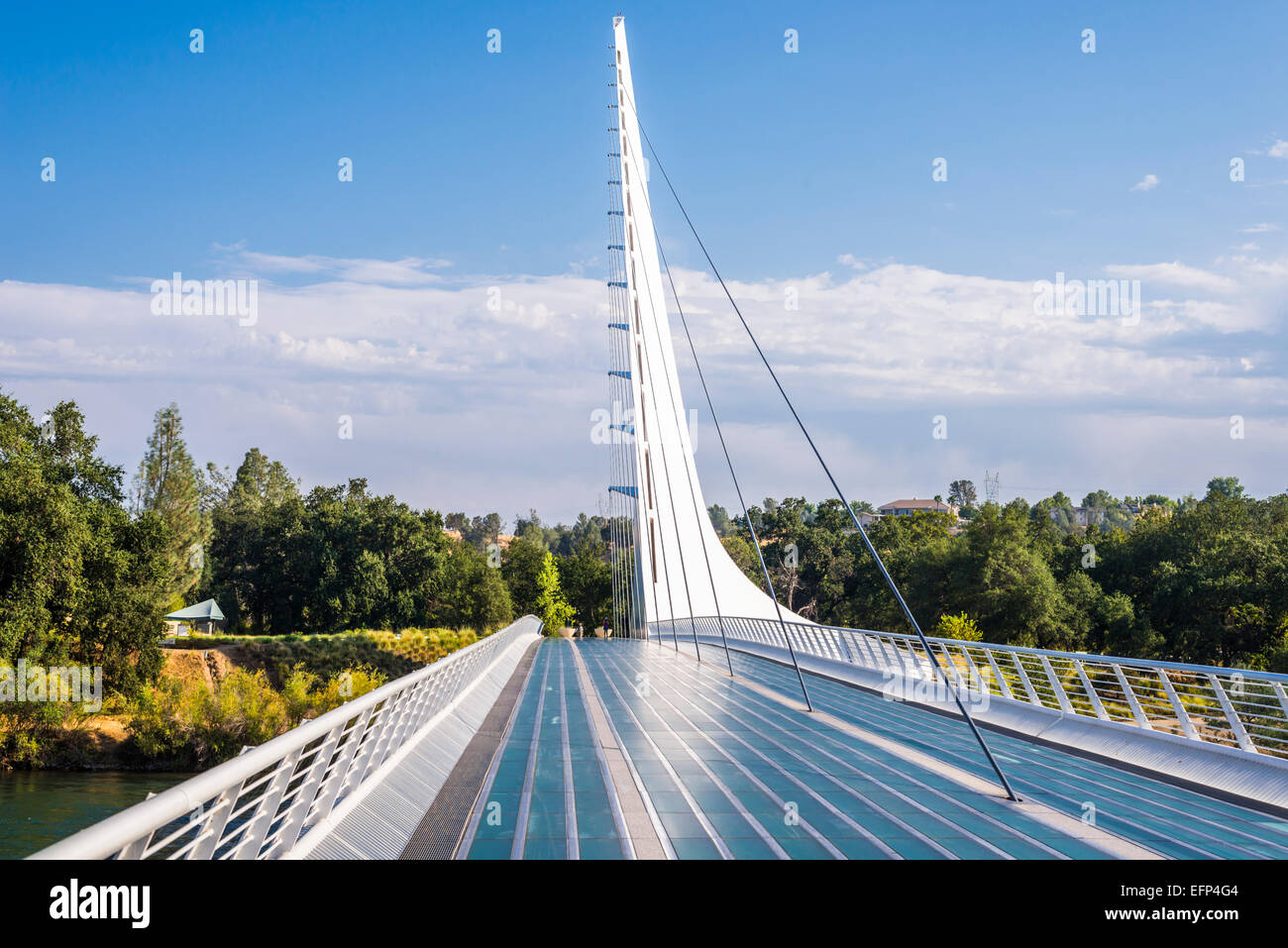 The Sundial Bridge at Turtle Bay. Redding, California, United States ...