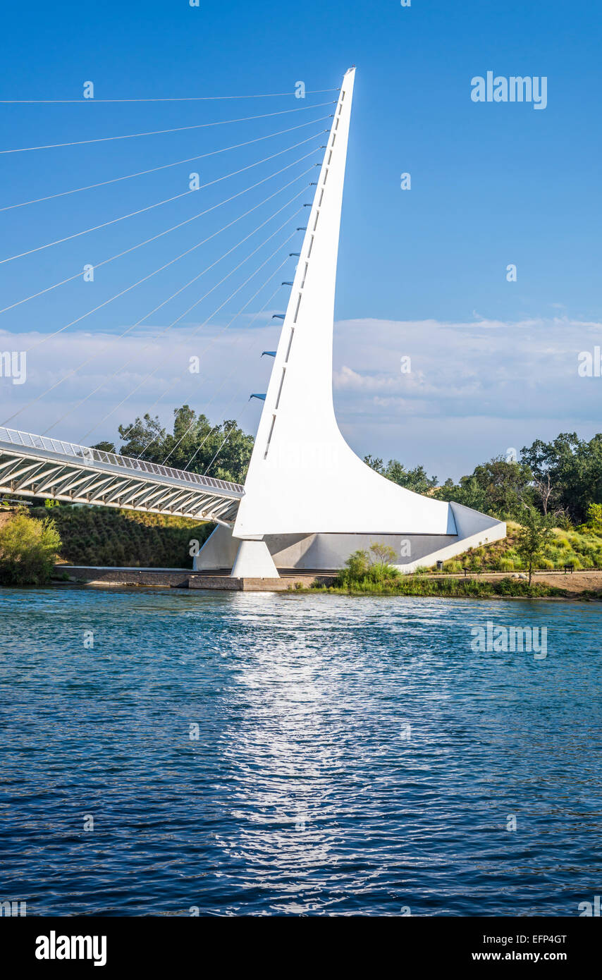 The Sundial Bridge at Turtle Bay. Redding, California, United States ...