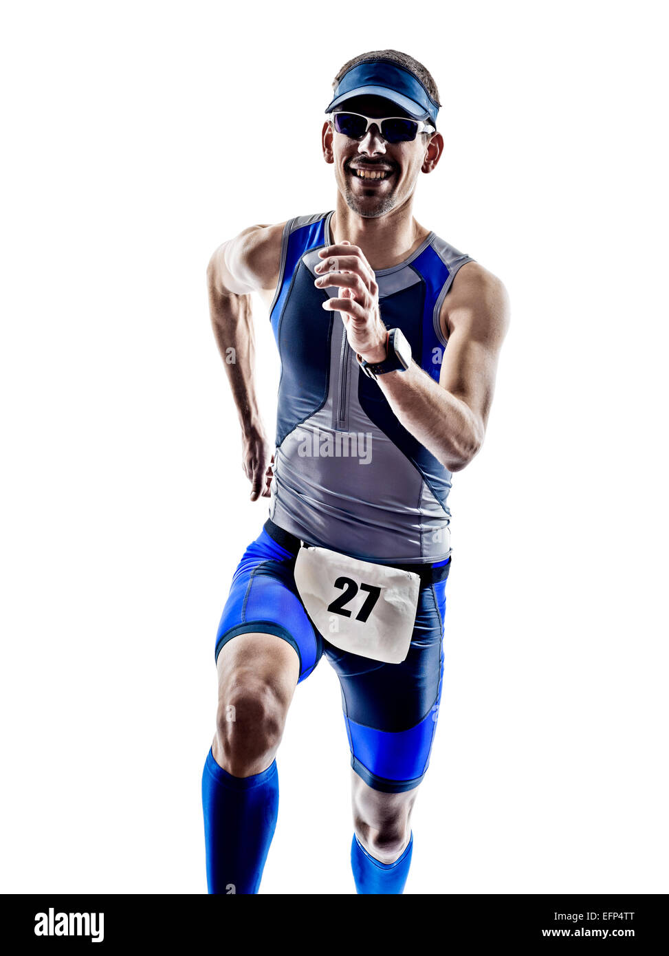 Marathon runners Cut Out Stock Images & Pictures - Alamy