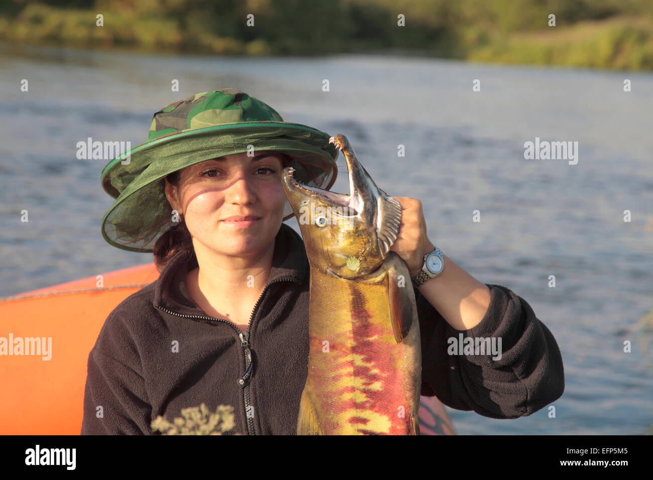 Woman kamchatka in russian far hi-res stock photography and images - Alamy