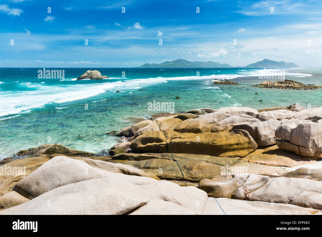 Remote tropical beach anse hi-res stock photography and images - Alamy