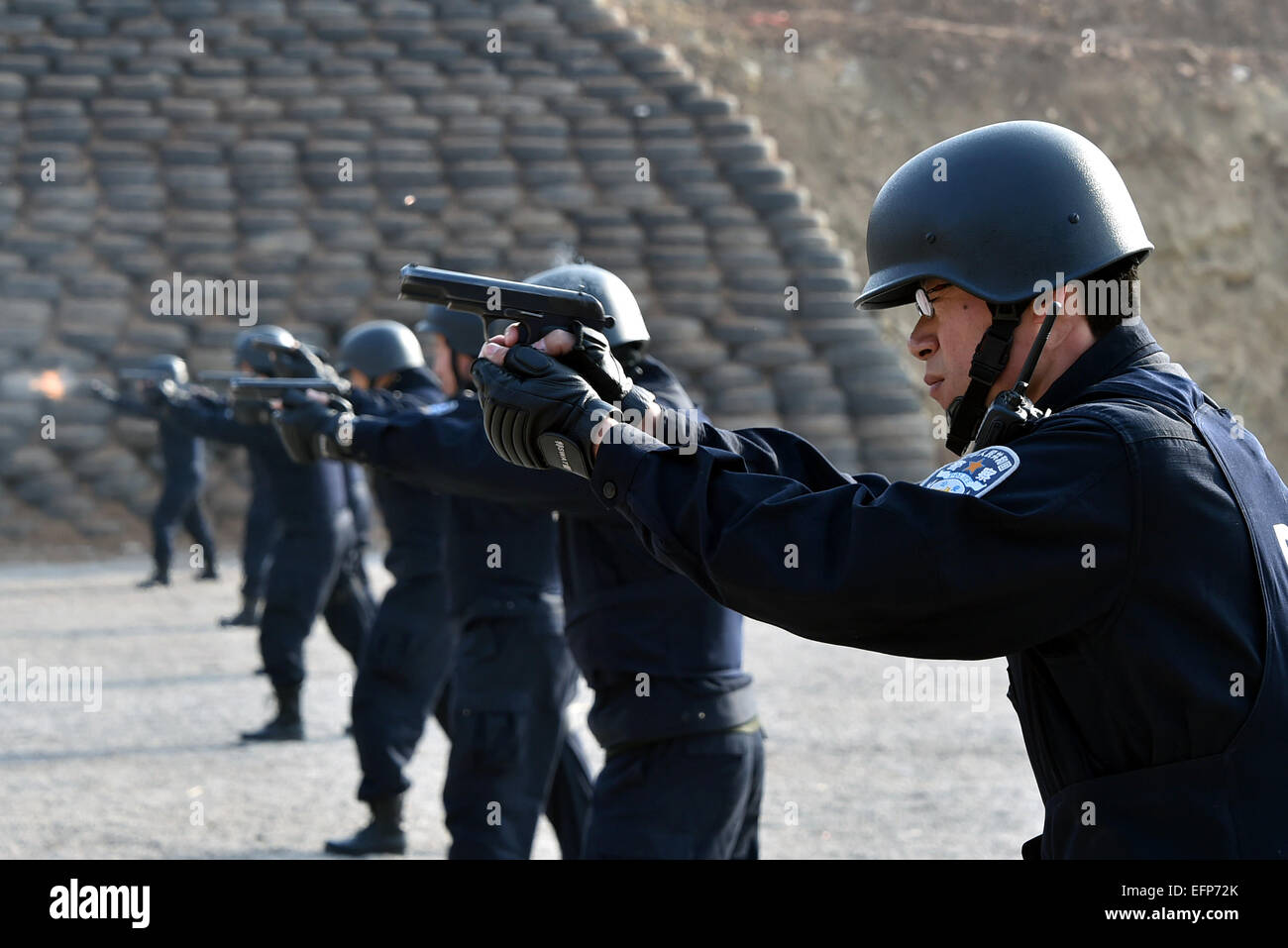 Jinan, China's Shandong Province. 9th Feb, 2015. Members of Chinese ...