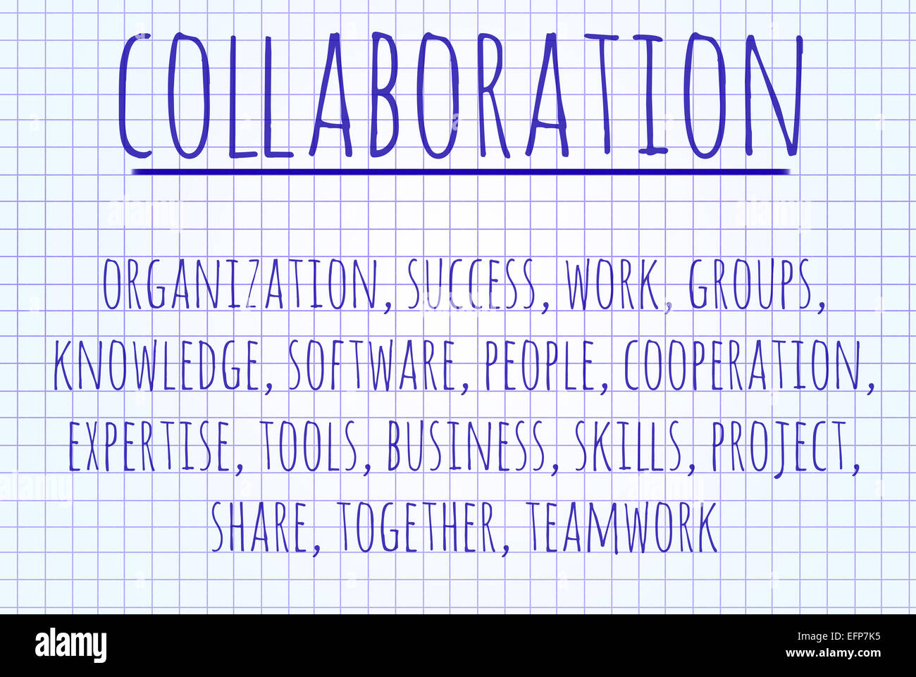 Collaboration word hi-res stock photography and images - Alamy