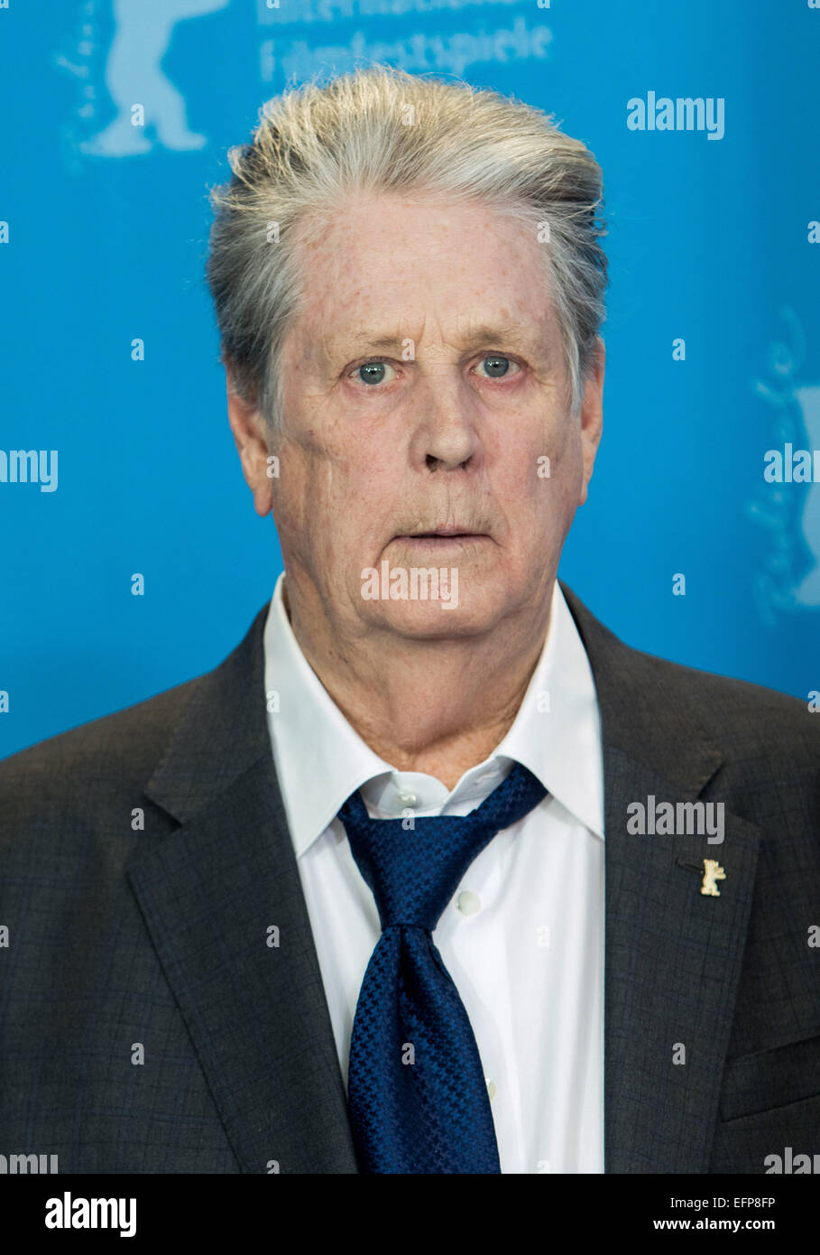 Berlin, Germany. 9th February, 2015. Musician Brian Wilson attends the ...