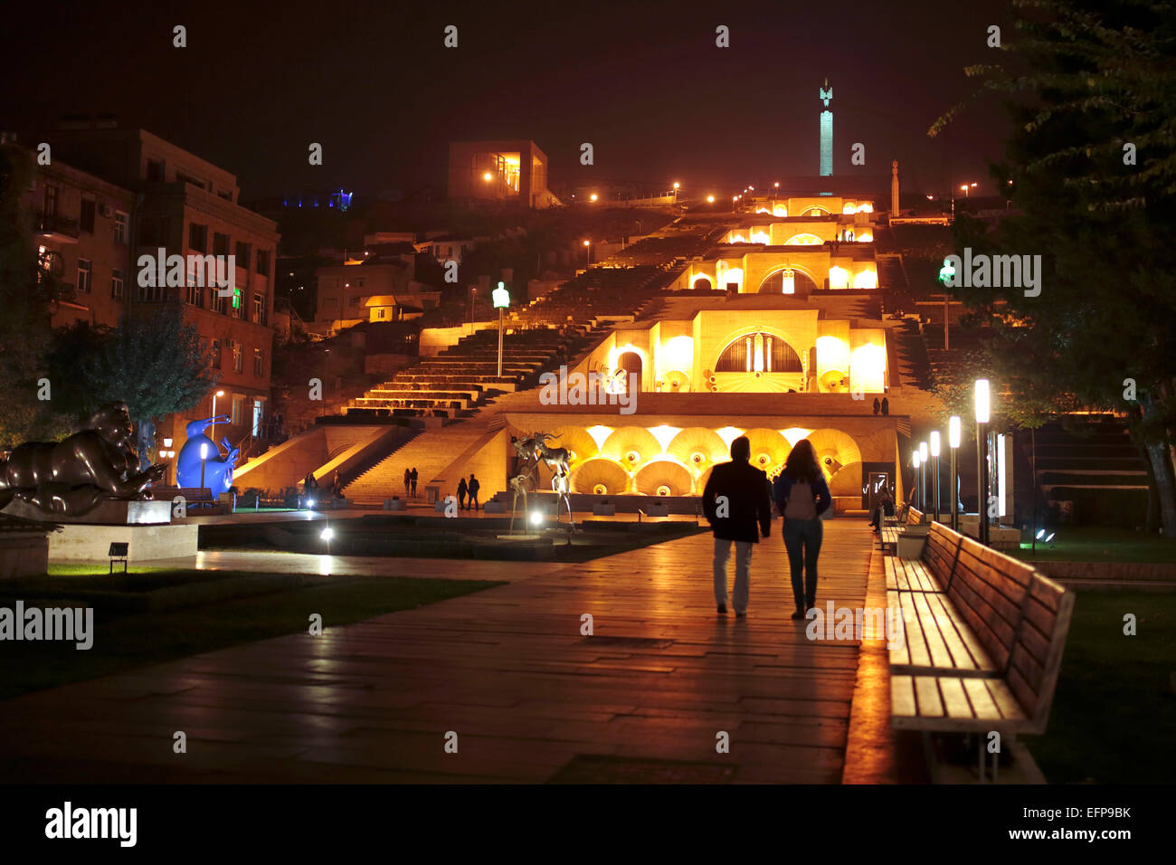 Yerevan cascade hi-res stock photography and images - Alamy