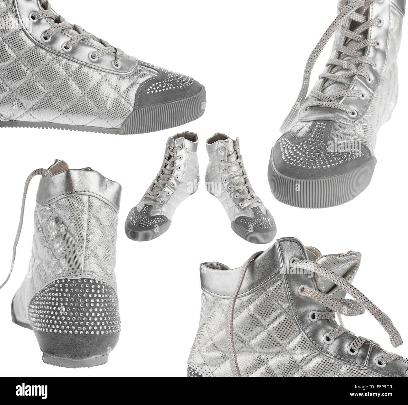Silver running shoes hi-res stock photography and images - Alamy