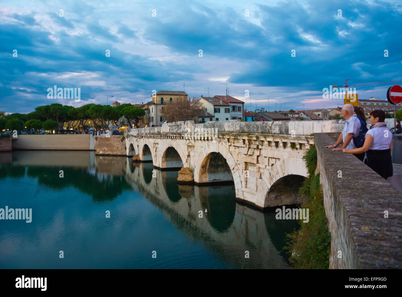 Bridge tiberio rimini hi-res stock photography and images - Alamy