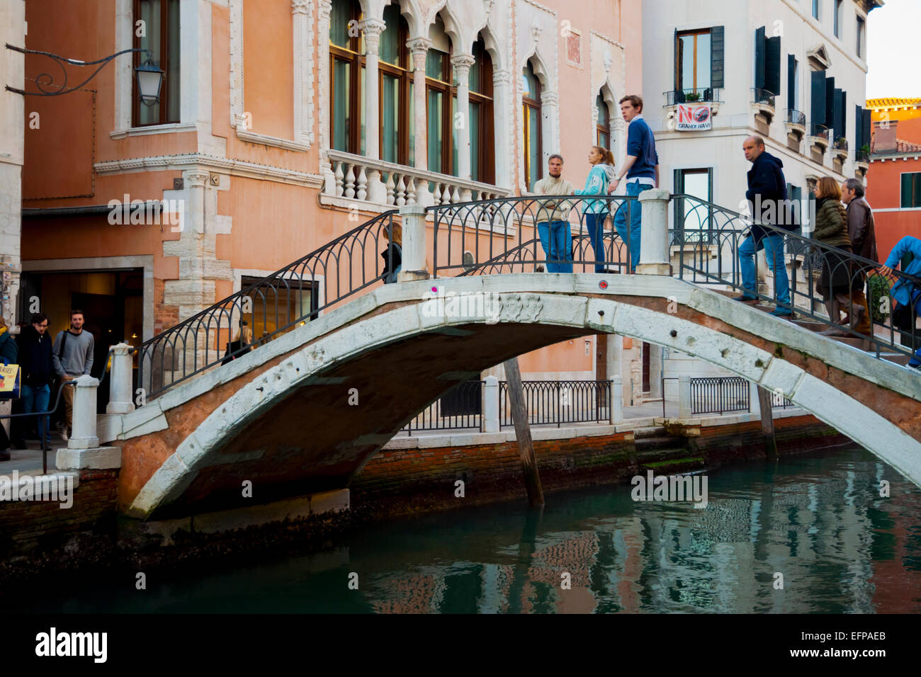 People Crossing Bridges High Resolution Stock Photography and Images ...