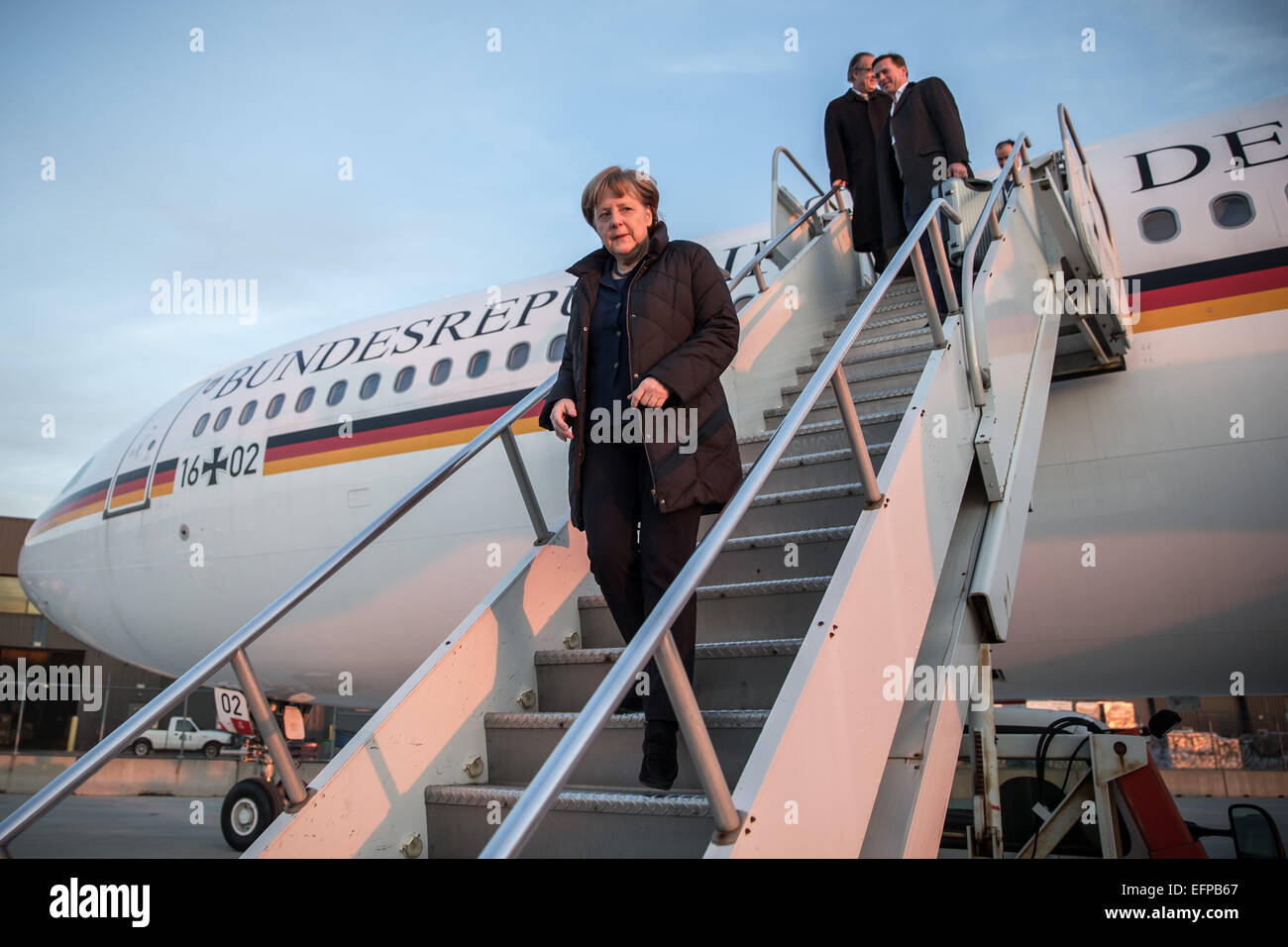 Washington DC, USA. 8th Feb, 2015. German Chancellor Angela Merkel (CDU ...