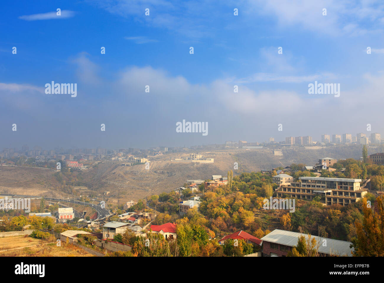 Cityscape of Yerevan, Armenia Stock Photo - Alamy