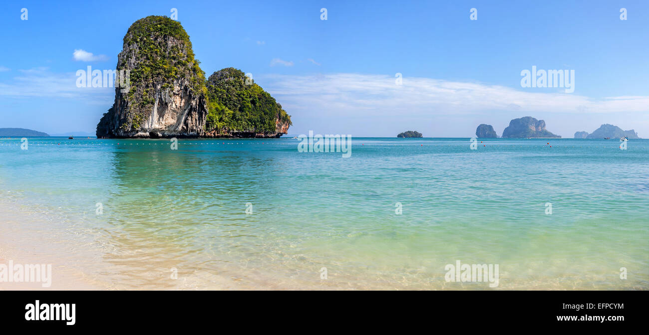 Panoramic beach background hi-res stock photography and images - Alamy