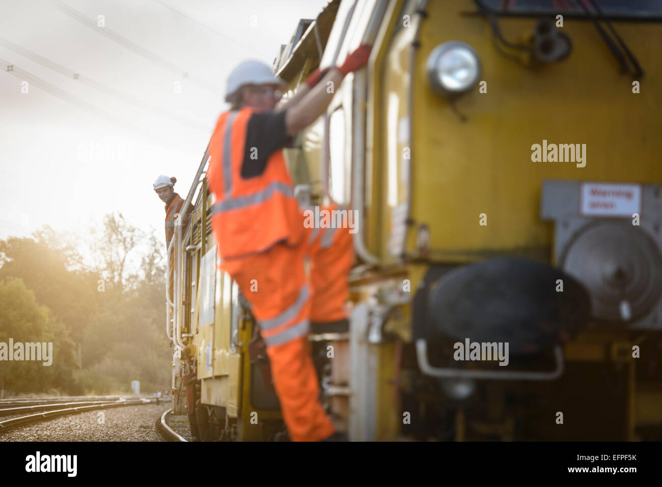Railway Compartment Maintenance High Resolution Stock Photography and ...