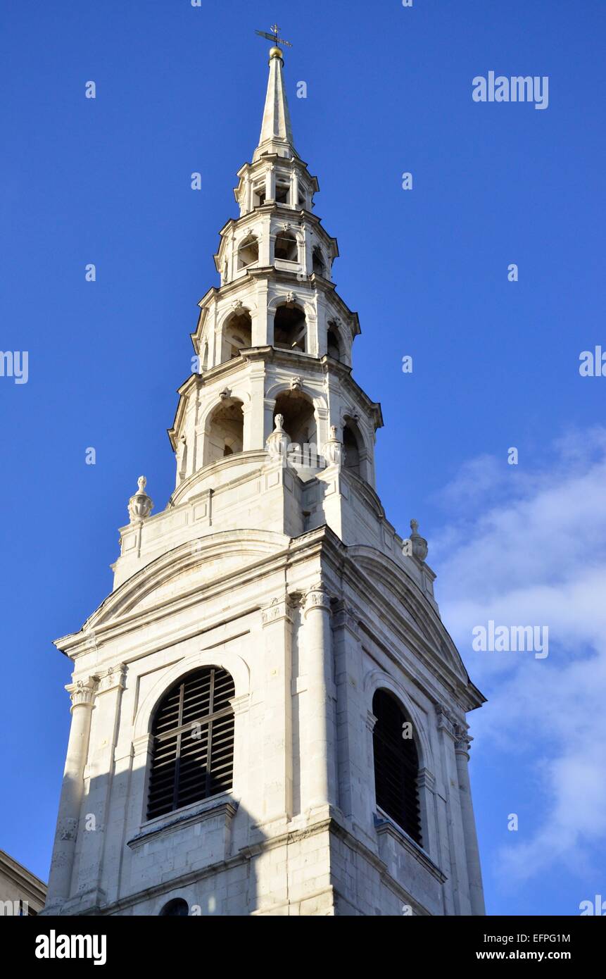 At St Brides Church In London Stock Photos & At St Brides Church In ...