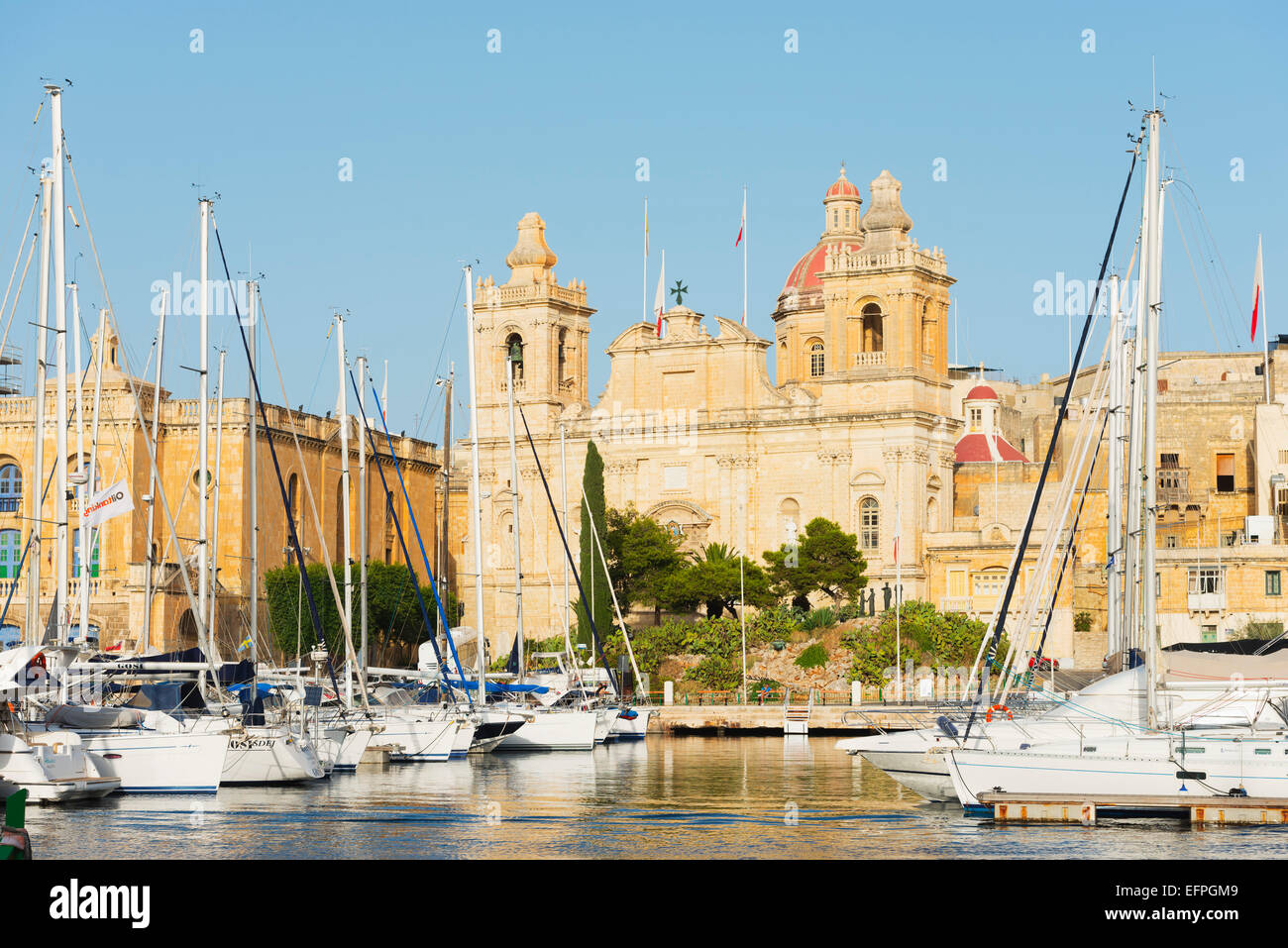 Parish Church of St..Lawrence, Grand Harbour Marina, Vittoriosa (Birgu ...