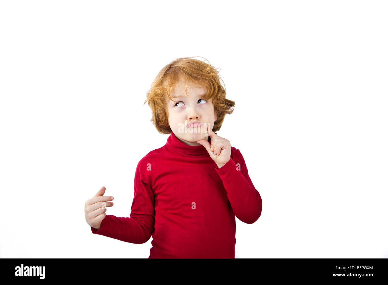 Children thinking thought bubble hi-res stock photography and images ...