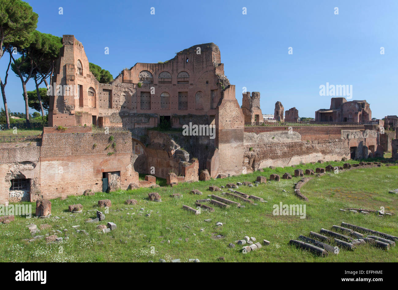 Stadium of Domitian on Palatine Hill, UNESCO World Heritage Site, Rome ...