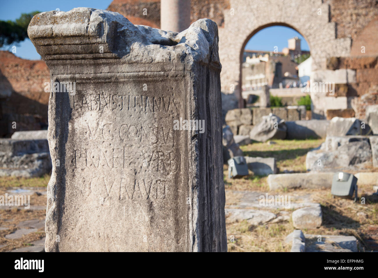 Ruins of Basilica Emilia in Roman Forum, UNESCO World Heritage Site ...