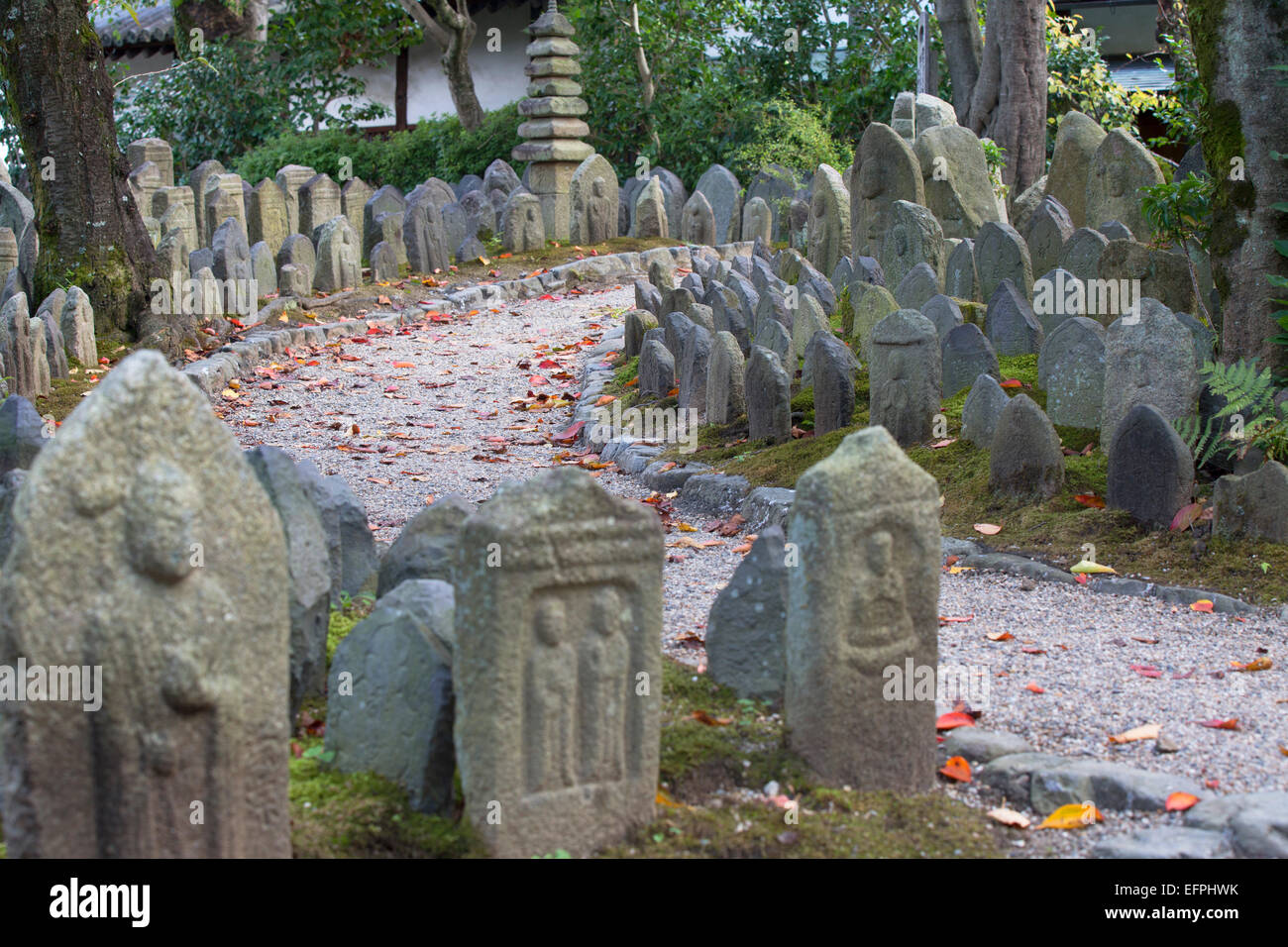 Holy stones at Gangoji Temple, UNESCO World Heritage Site, Nara, Kansai ...