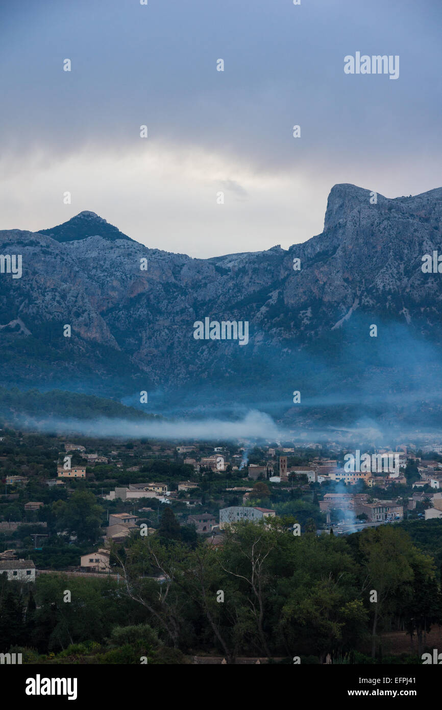 Soller valley is famous for it's production of oranges and lemons Stock ...