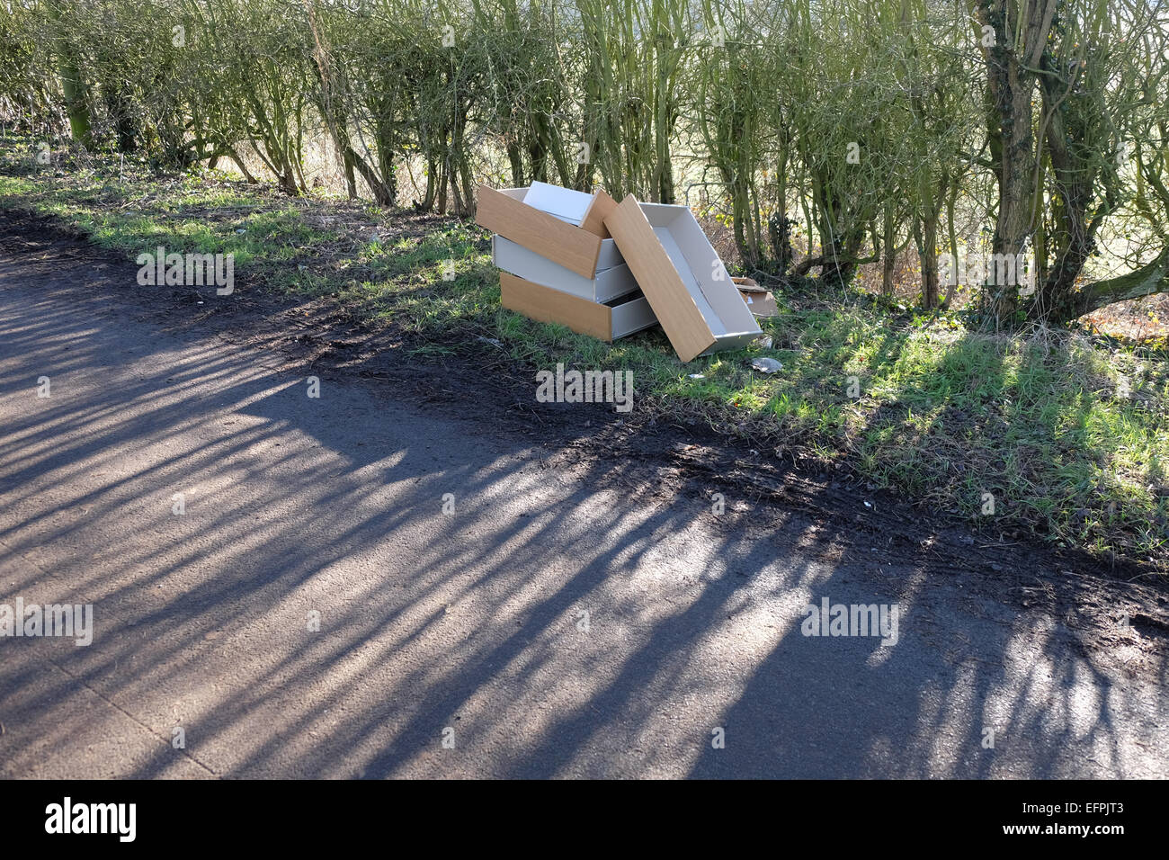 Rubbish and household waste dumped Stock Photo - Alamy