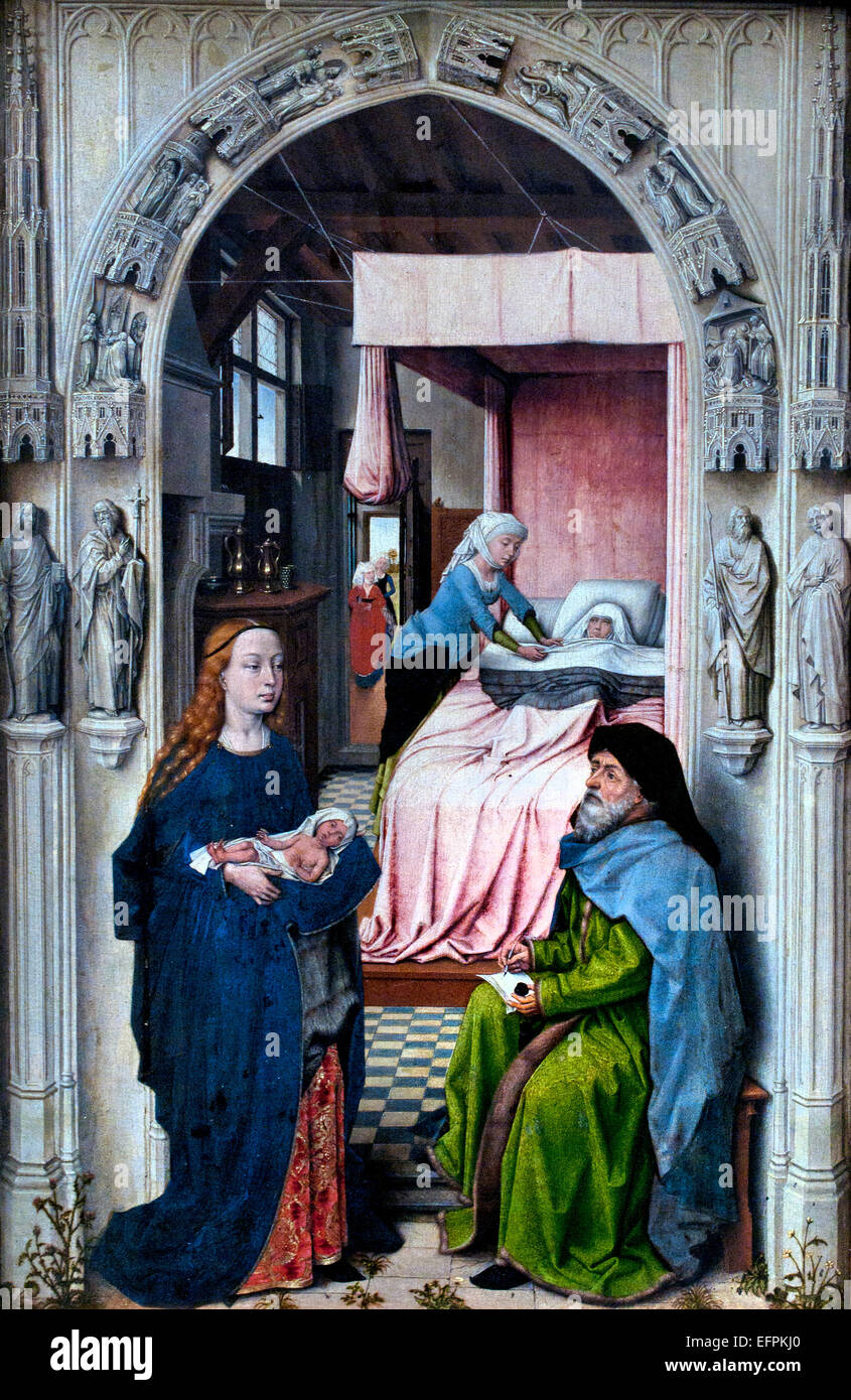 Johannes Altar - Saint John Triptych 1510 Dutch Master after Rogier van der Weyden Flemish ...