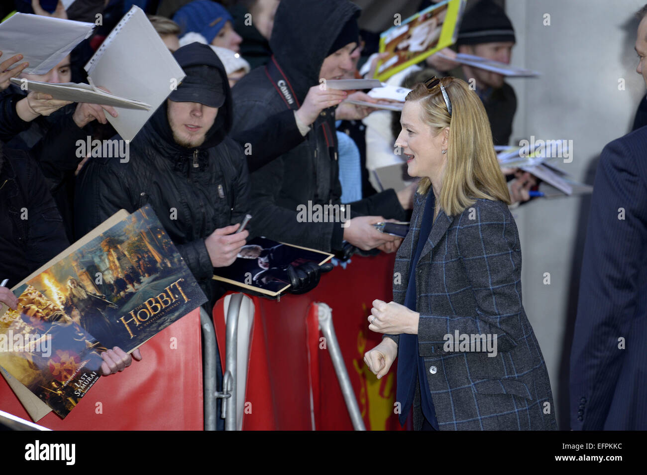 Laura Linney arrives for the 'Mr. Holmes' press conference at the 65th ...