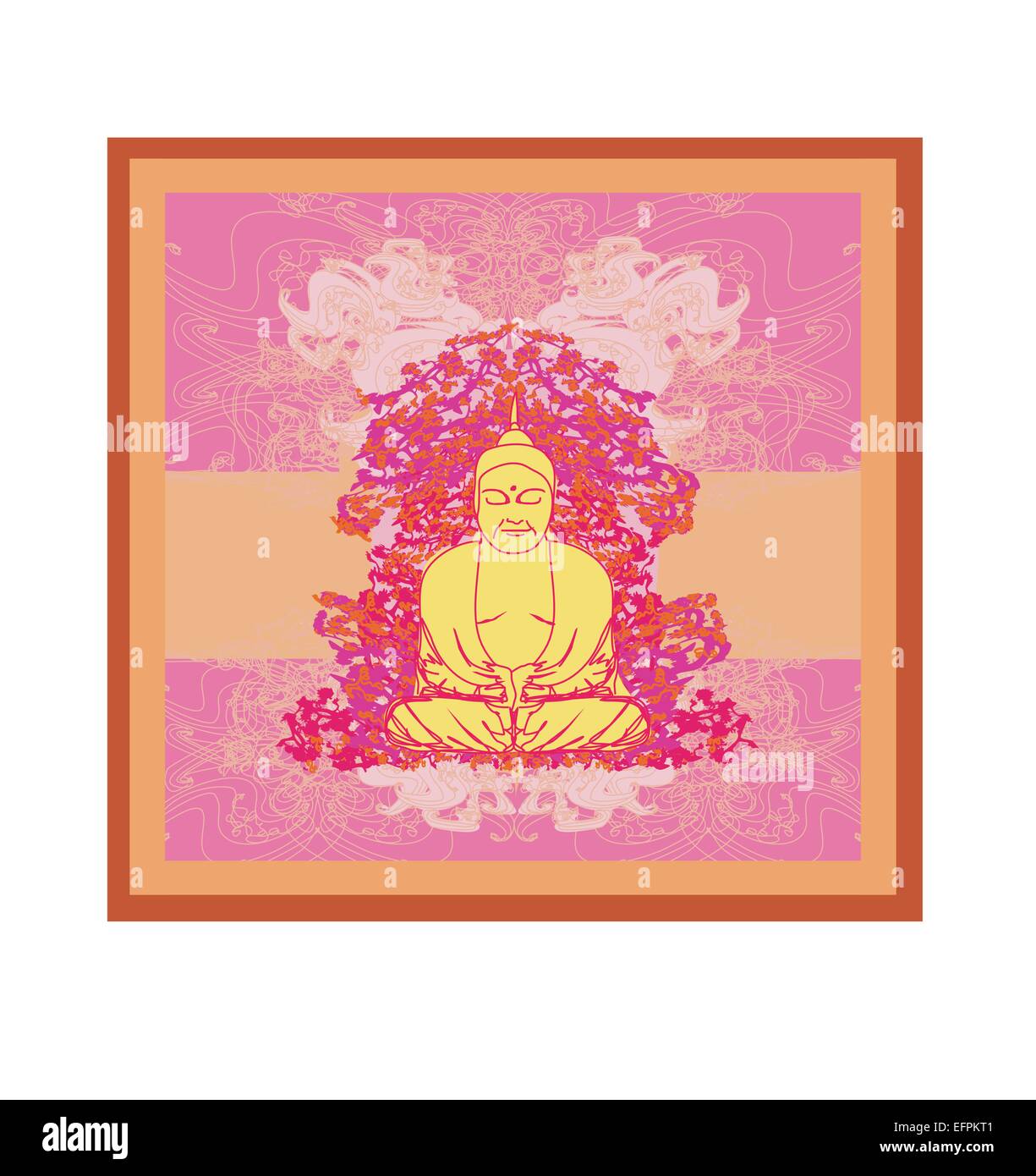 Chinese Traditional Artistic Buddhism Pattern Stock Vector Image & Art ...