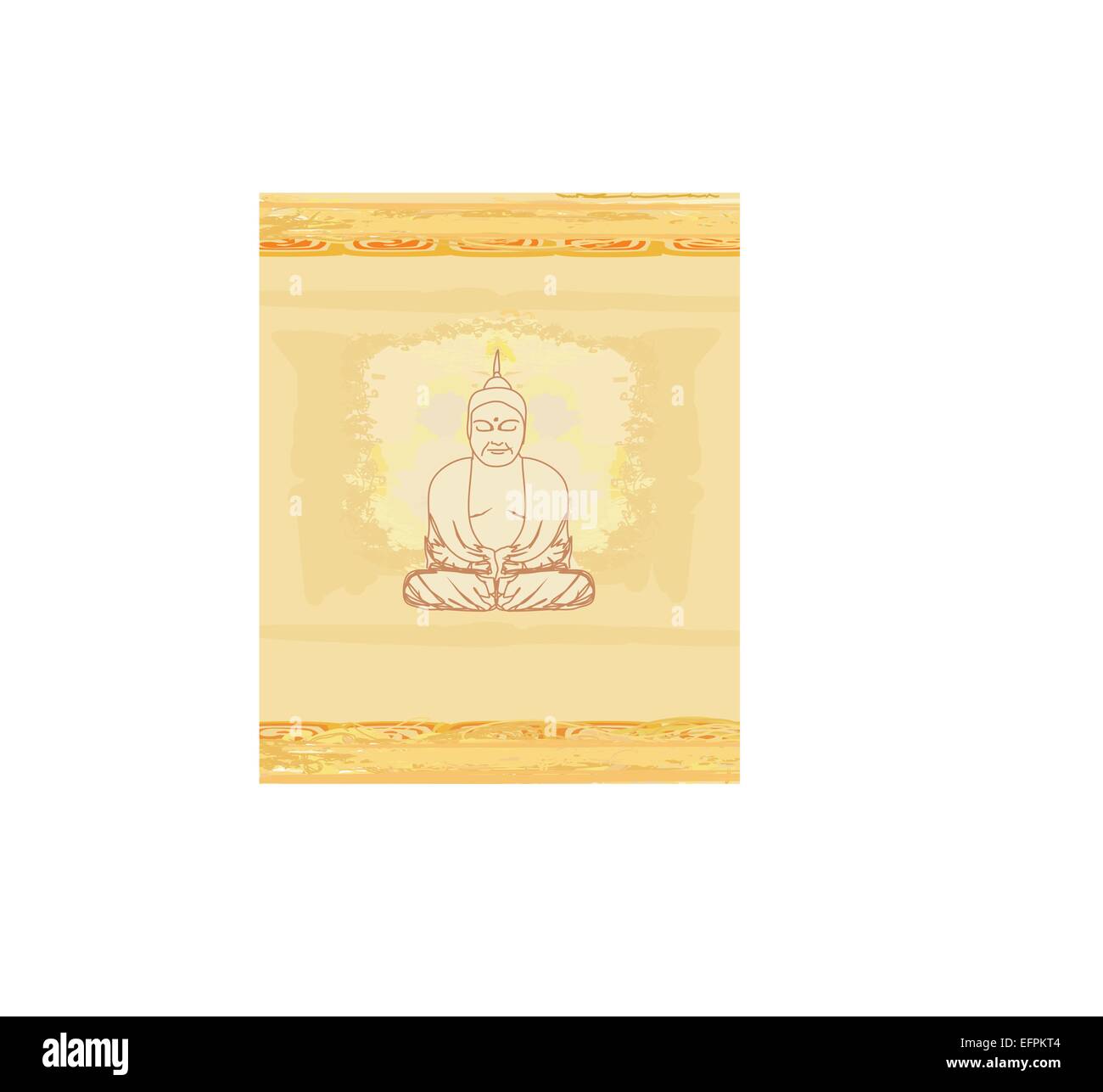 Chinese Traditional Artistic Buddhism Pattern Stock Vector Image & Art ...