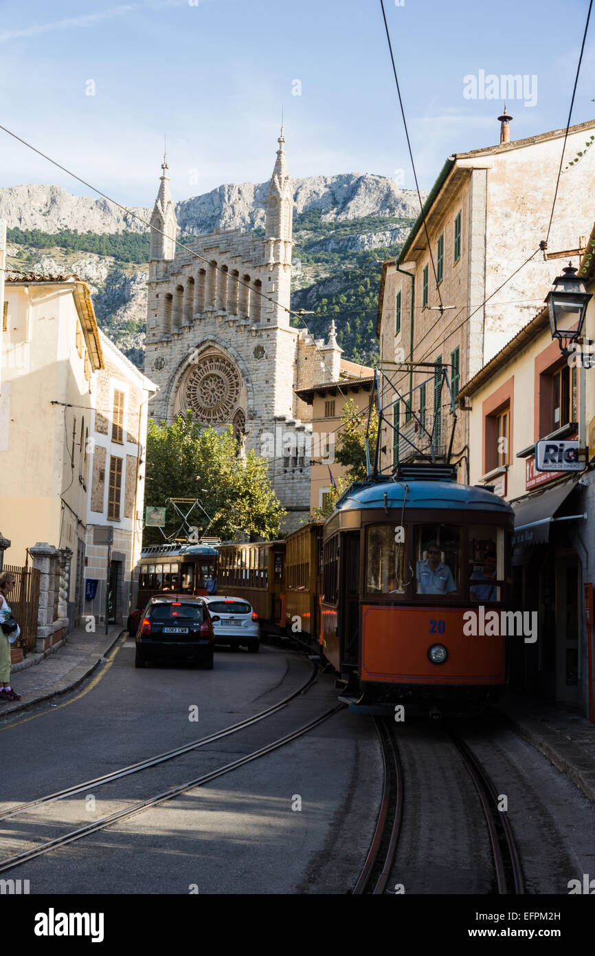 Soller valley is famous for it's production of oranges and lemons Stock ...