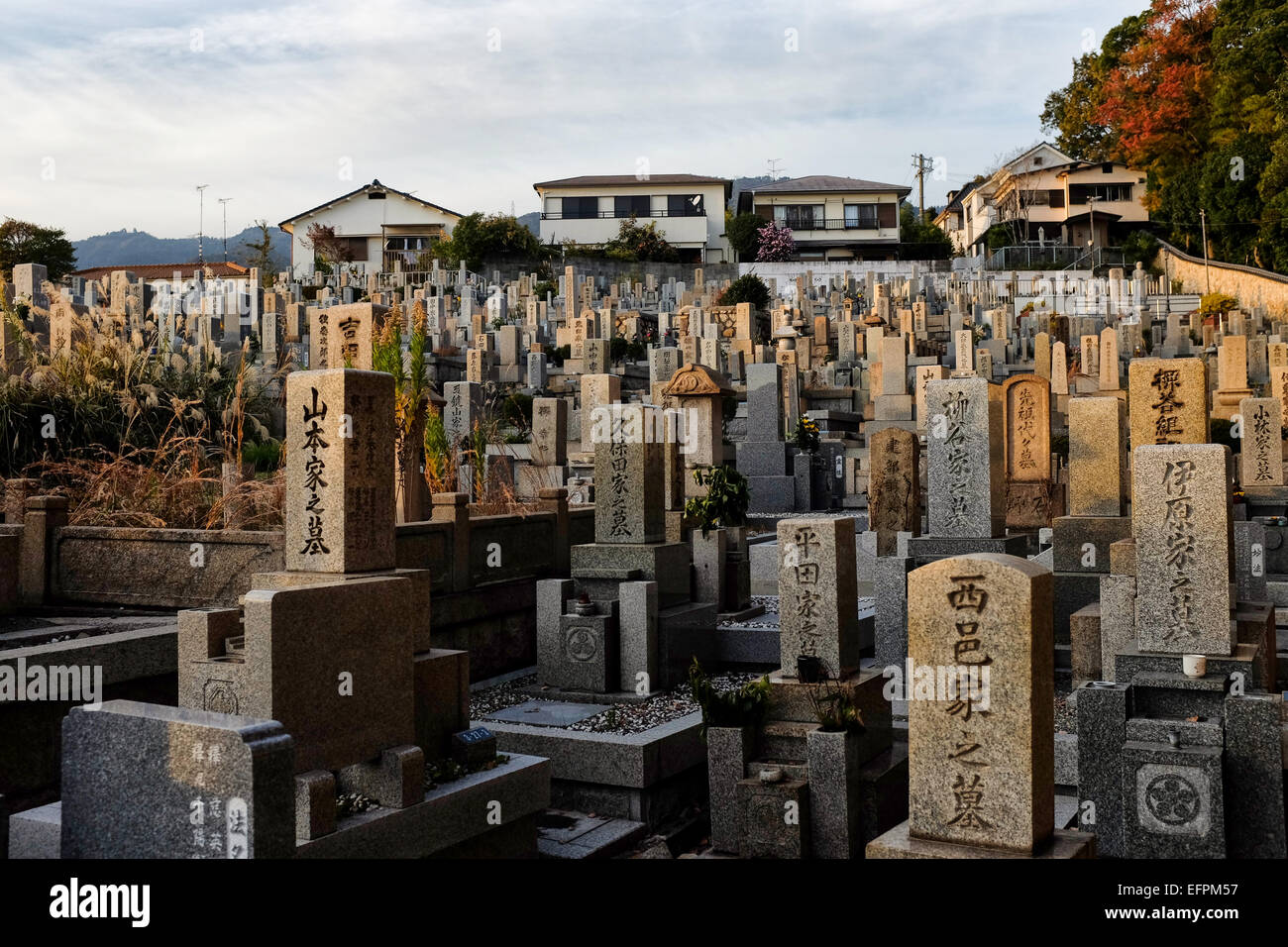 Japan cemetery houses hi-res stock photography and images - Alamy