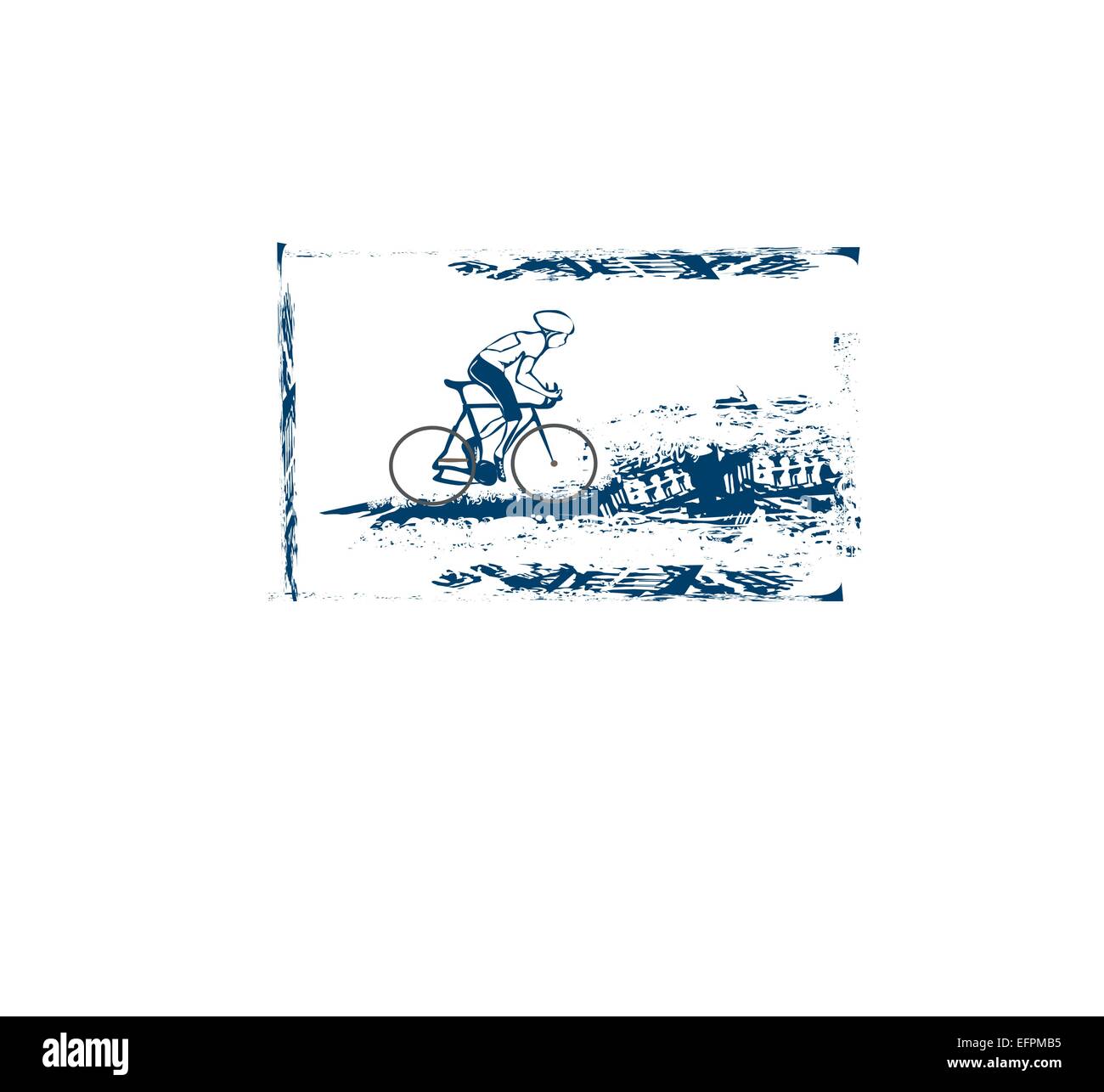 Cycling Grunge Poster Stock Vector Image & Art - Alamy