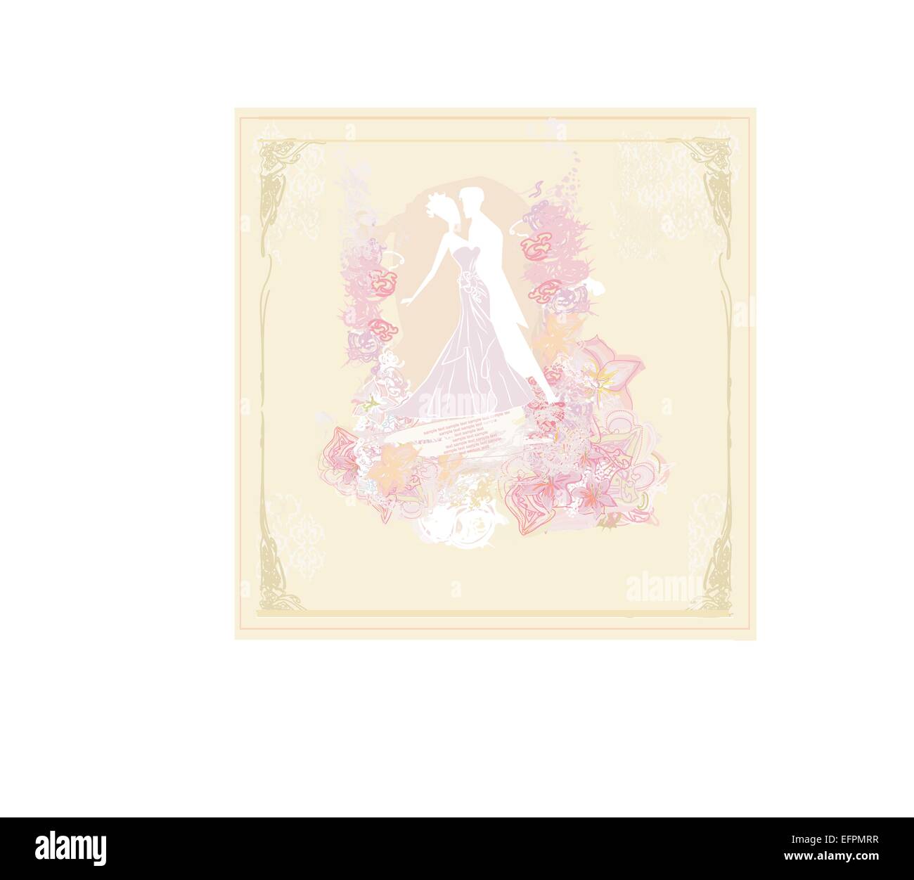 Ballroom dancers - invitation Stock Vector Image & Art - Alamy