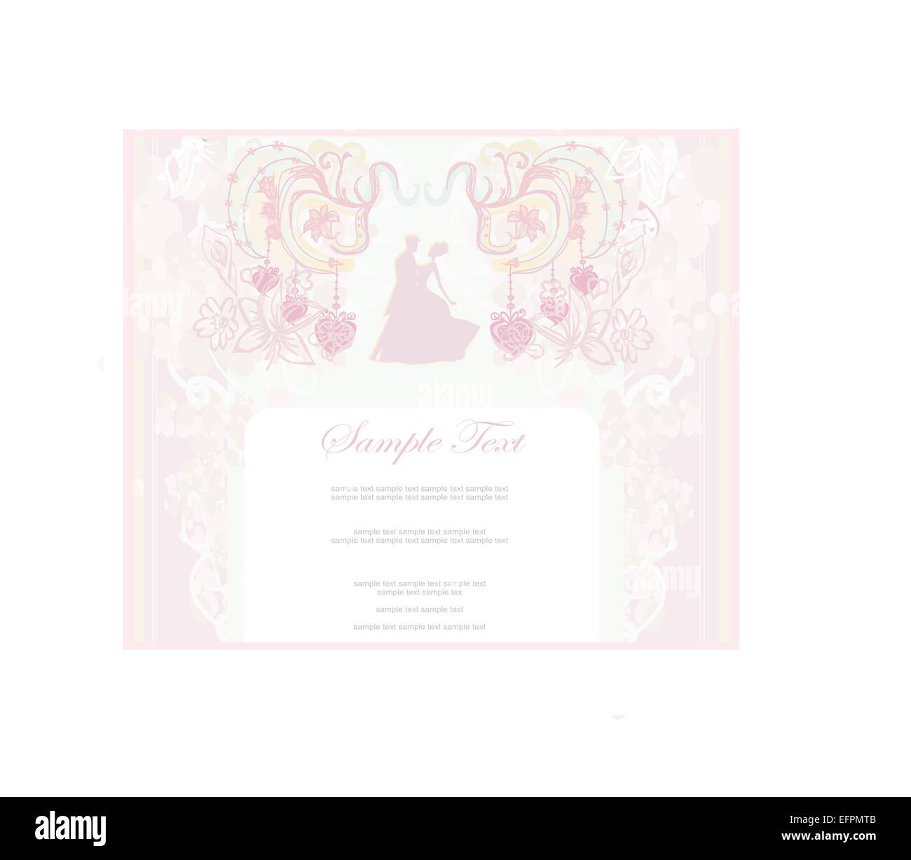 Ballroom dancers - invitation Stock Vector Image & Art - Alamy