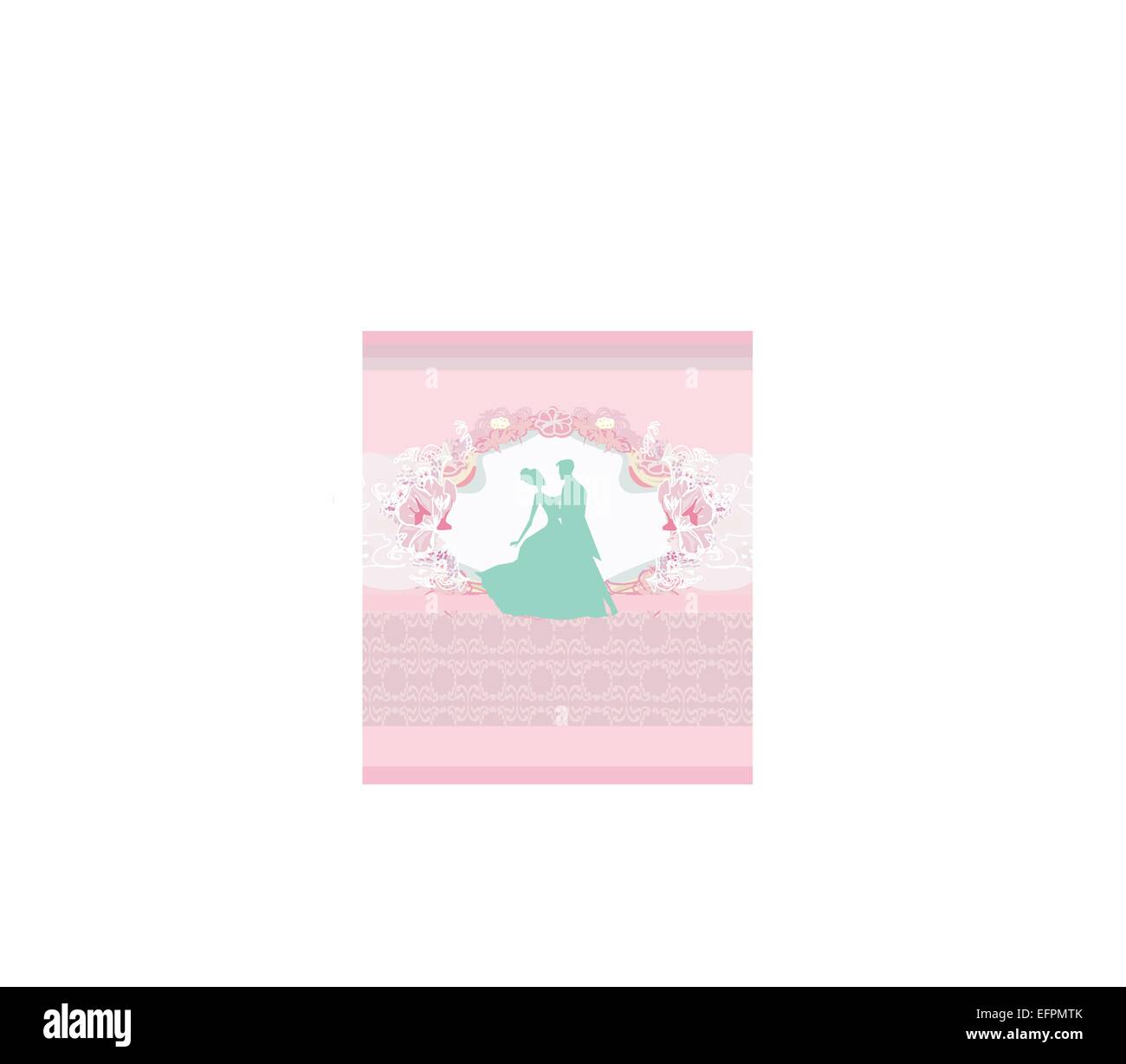 Ballroom couple dancers - invitation Stock Vector Image & Art - Alamy