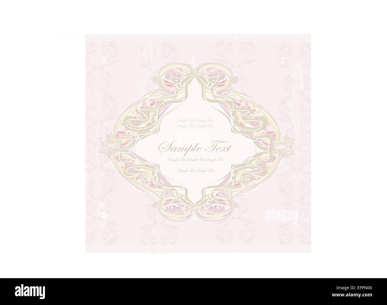 wedding invitation frame card Stock Vector Image & Art - Alamy
