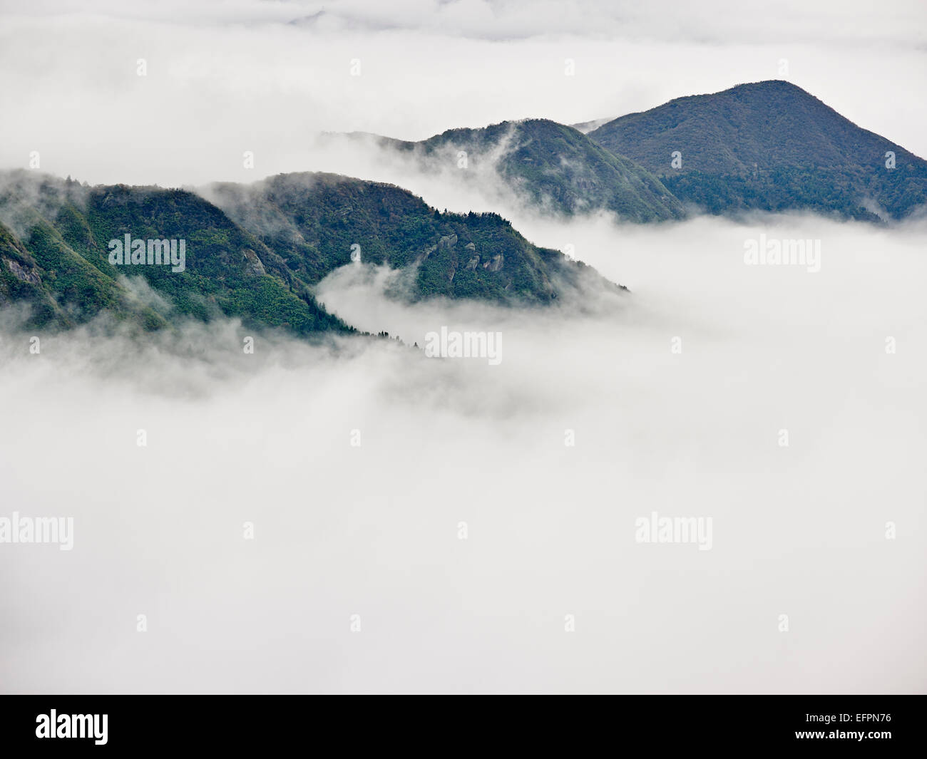 Hengshan mountain in cloud, Nanyue, China Stock Photo - Alamy