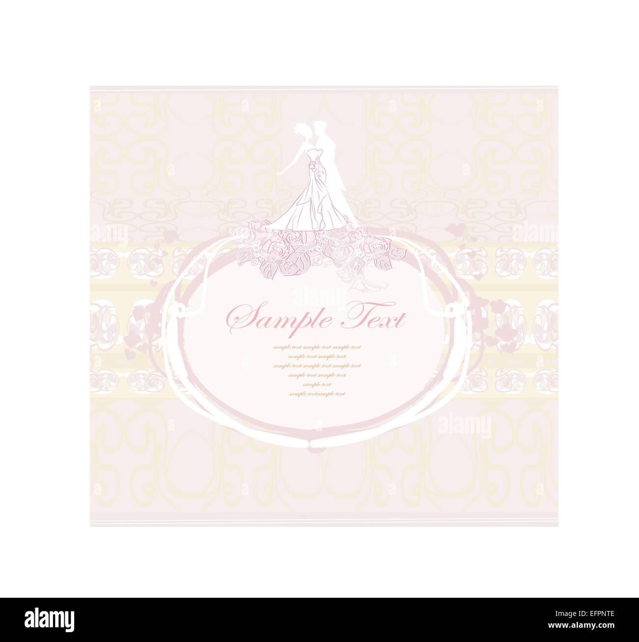 Ballroom dancers - invitation Stock Vector Image & Art - Alamy