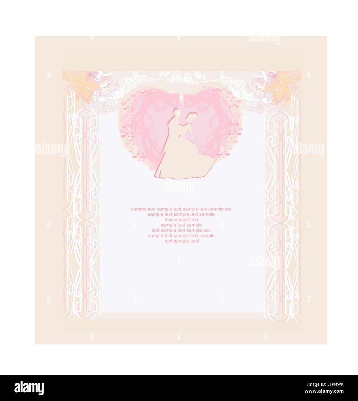 Ballroom dancers - invitation Stock Vector Image & Art - Alamy